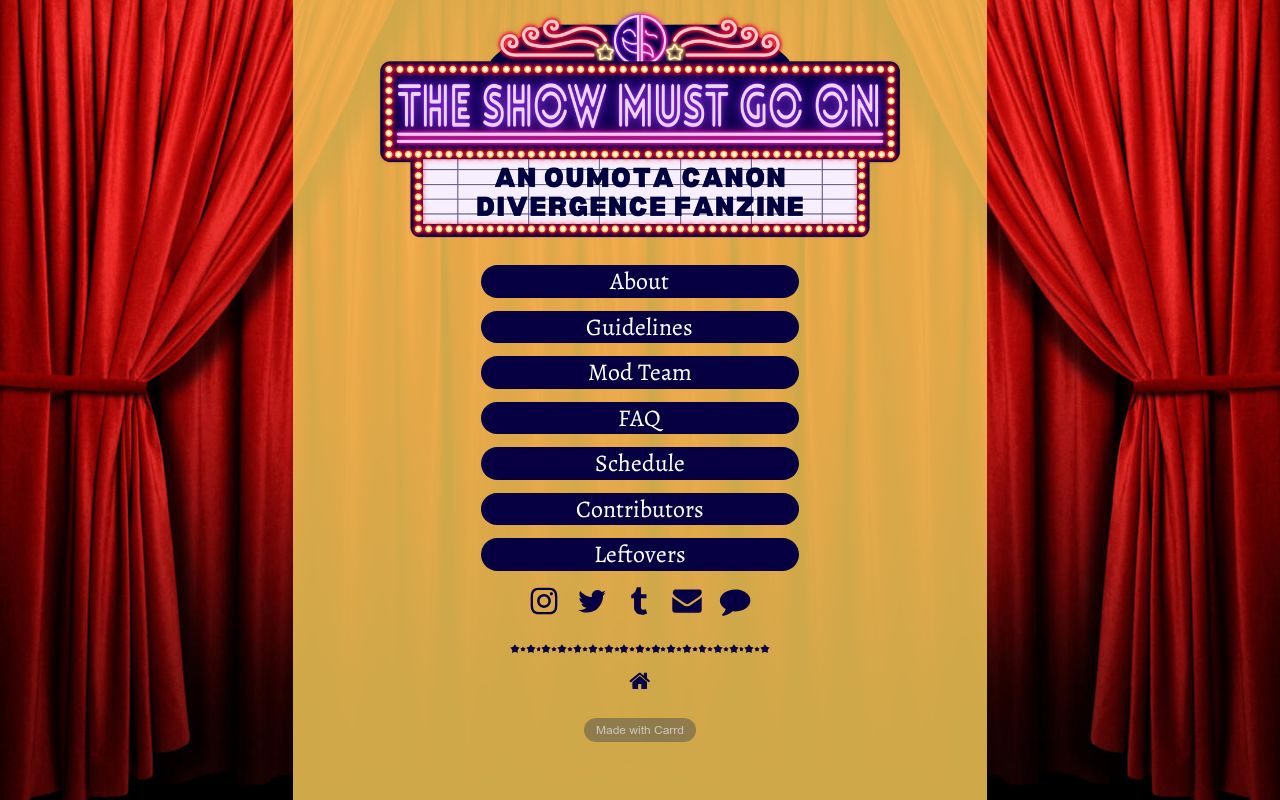 Oumota Canon Divergence Zine